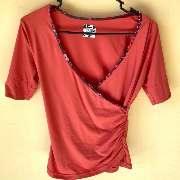 Title nine | Tops | Title Nine Vneck Faux Wrap Top | Poshmark